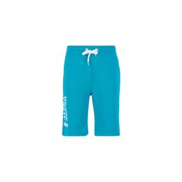 Sweatshorts Alpha Industries "Alpha Industries Men - Shorts Basic Short AI" Gr. L, Normalgrößen, blau (blue lagoon) Herren Hosen