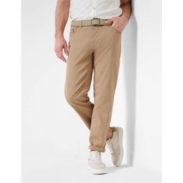 5-Pocket-Hose Eurex By Brax "Style CARLOS", Herren, Gr. 33, L&auml;nge 32, braun (hellbraun), Web, 97% Baumwolle, 3% Elasthan, regular fit, Hosen 5-Pocket-Hose