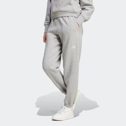 Sporthose adidas Sportswear "W ALL SZN PT" Gr. L, N-Gr, grau (medium grey heather) Damen Hosen