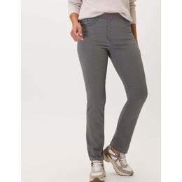 Bequeme Jeans RAPHAELA BY Brax "Style PAMINA" Gr. 44K (22), Kurzgrößen, grau Damen Jeans