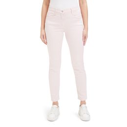 Stoffhose Betty Barclay "Betty Barclay Casual-Hose Slim Fit", Damen, Gr. 40, Normalgrößen, rosa (altrosa), Obermaterial: 64% Baumwolle, 33% Polyester, 3% Elasthan., casual, slim fit 7/8-Länge, Hosen, Passenabtrennung