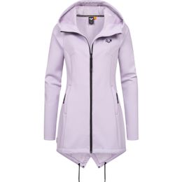 Sweatjacke Ragwear "Wingi" Gr. L (40), lila (lavender) Damen Sweatjacken Sportliche Kapuzenjacke mit kuschelig weichem Innenleben