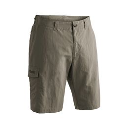 Funktionsshorts Maier Sports "Main" Gr. 48, Normalgrößen, braun (schlamm) Herren Hosen Shorts, kurze Outdoor-Hose, Bermuda mit 4 Taschen, Regular Fit