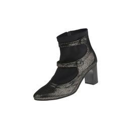 Stiefelette Lei by tessamino "Stella", Damen, Gr. 36, schwarz, Leder, Schuhe, in Glitzeroptik