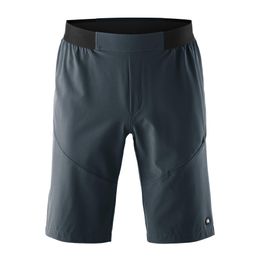 Fahrradhose Gonso "SIMPLITO" Gr. 4XL, Normalgrößen, grau (anthrazit) Herren Hosen Bike-Shorts, leichte Radhose mit elastischem Bund und RV-Tasche