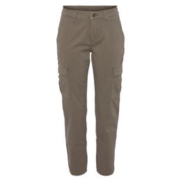 Cargohose MAC "RICH" Gr. 48, N-Gr, grün (mat green) Damen Hosen