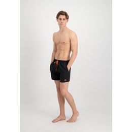 Shorts Alpha Industries "Alpha Industries Men - Basic Swim Short" Gr. M, Normalgrößen, schwarz (black) Herren Hosen