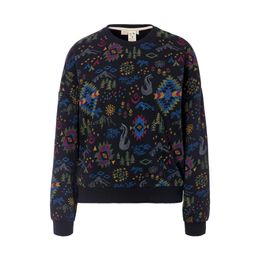 Sweatshirt Ragwear "LOLLITA PRINT GOTS" Gr. L (40), schwarz Damen Sweatshirts