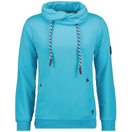 Sweatshirt Ragman Gr. L (50/52), blau (lagune), Herren, 65% Baumwolle 35% Polyester, Sweatshirts