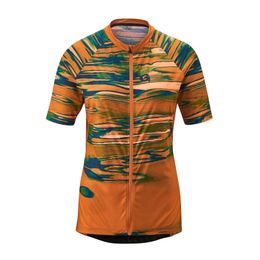 Radtrikot Gonso "COPEDELLO" Gr. 36, orange Damen Trikots Leicht, schnell trocknend, optimaler Feuchtigkeitstransport