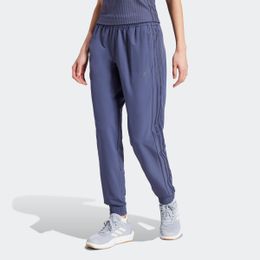 Sporthose adidas Performance "PACER WVN PANT", Damen, Gr. XS, N-Gr, blau (shadow navy), Obermaterial: 88% Polyester, 12% Elasthan, sportlich, Hosen