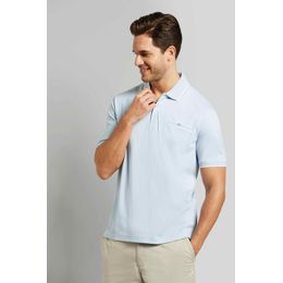 Poloshirt Bugatti Gr. L, blau (hellblau) Herren Shirts mit farblich abgesetzten Details