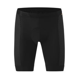 Fahrradhose Gonso "Base Pant Tec M", Herren, Gr. L, Normalgrößen, schwarz, 45% Polyester, 45% Polyamid, 10% Elasthan, Hosen, Herren Fahrradunterhose, atmungsaktive Radhose, Sitzpolster, Tight Fit