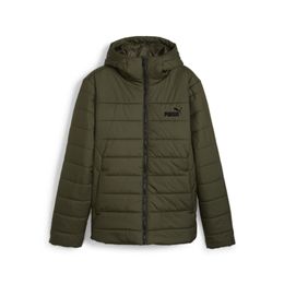 Winterjacke Puma "Essentials wattierte Jacke Herren" Gr. L, grün (dark olive green) Herren Jacken