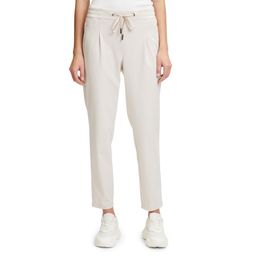 BETTY & CO Stretch-Hose BETTY & CO "Betty & Co Stretch-Hose mit Eingrifftaschen" Gr. 42, Normalgrößen, beige, Damen, Obermaterial: 53% Baumwolle, 38% Polyamid, 9% Elasthan., Hosen, Material