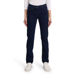 Slim-fit-Jeans Betty Barclay "Betty Barclay Basic-Jeans mit aufgesetzten Taschen" Gr. 34, Normalgrößen, blau (dunkelblau) Damen Jeans