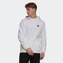 Kapuzensweatshirt adidas Sportswear "ESSENTIALS FLEECE HOODIE" Gr. XXXL, schwarz-weiß (white / black) Herren Sweatshirts