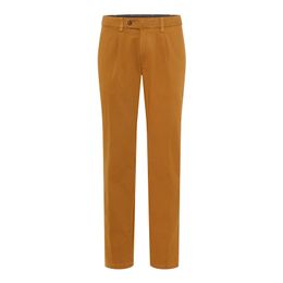 Bundfaltenhose Eurex By Brax "Style LUIS" Gr. 50, Normalgrößen, gelb (curry) Herren Hosen