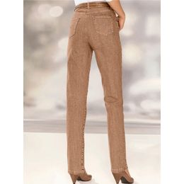 5-Pocket-Jeans Casual Looks Gr. 205, Extrakurzgrößen, braun (camel) Damen Jeans