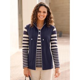 Shirtweste Casual Looks Gr. 42, blau (marine) Damen Westen