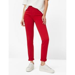 5-Pocket-Jeans Brax "Style CAROLA" Gr. 38L (76), Langgrößen, rot Damen Jeans