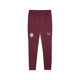 Sporthose Puma "FC Red Bull Salzburg Trainingshose Herren" Gr. L, Normalgrößen, rot (team regal rot weiß), Herren, Obermaterial: 100% Polyester; Taschenfutter: 100% Polyester; Einsatz: 100% Polyester, Hosen