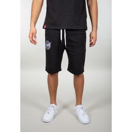 Sweatshorts Alpha Industries "Alpha Industries Men - Shorts NASA Basic Sweat Short" Gr. S, Normalgrößen, schwarz (black) Herren Hosen