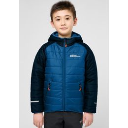 Outdoorjacke Jack Wolfskin "ZENON JACKET K" Gr. 128, blau (crisp, cobalt) Kinder Jacken