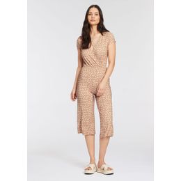 Jumpsuit Laura Scott Gr. 34, N-Gr, beige (beige, gemustert) Damen Overalls mit angesagtem Allover-Print - NEUE KOLLEKTION