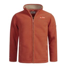 Fleecejacke Arctic Seven "ASZeroo", Herren, Gr. XL, orange (terracotta), Obermaterial: 100% Polyester; Innenseite: 100% Polyester, Jacken Fleecejacke, mit hoch schlie&szlig;endem Stehkragen