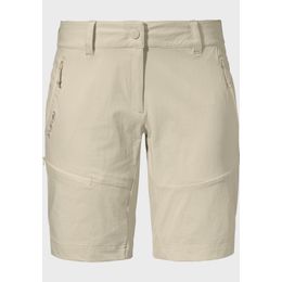 Schöffel Bermudas SCHÖFFEL "Shorts Toblach2" Gr. 44, Normalgrößen, beige (4160, braun) Damen Hosen