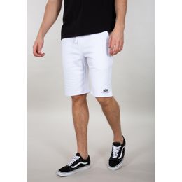 Sweatshorts Alpha Industries "Alpha Industries Men - Shorts Basic Short SL", Herren, Gr. 2 XL, Normalgrößen, weiß, Shell: 80% Cotton, 20% Polyester, Hosen