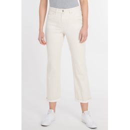 Stoffhose Recover Pants "Frieda" Gr. 38, Normalgrößen, beige (ecru, beige) Damen Hosen im 5-Pocket-Style