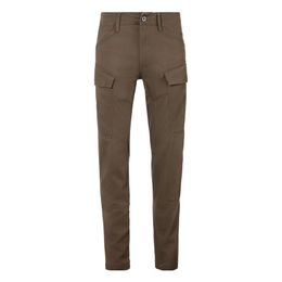 G-Star Raw Cargohose G-STAR "Rovic Cargo regular tapered" Gr. 34, Länge 36, grau (gs grey) Herren Hosen