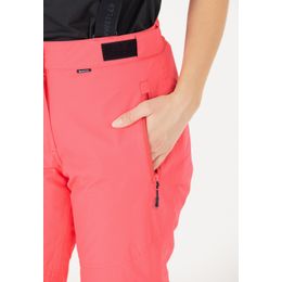 Skihose WHISTLER "Fairway", Damen, Gr. 34, EURO-Größen, rot (lachs), 100% Polyester, unifarben, sportlich, lang, Hosen, mit wasser- und winddichter Funktionsmembran