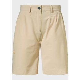 Schöffel Bermudas SCHÖFFEL "Shorts Annecy L" Gr. 38, Normalgrößen, braun (4160 - braun) Damen Hosen