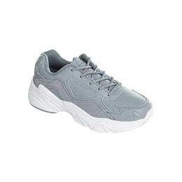 ENDURANCE ATHLECIA Sneaker ATHLECIA "CHUNKY Leather Trainers", Damen, Gr. 36, grau (grau, wei&szlig;), Leder, Schuhe Sneaker, im sportlichen Style