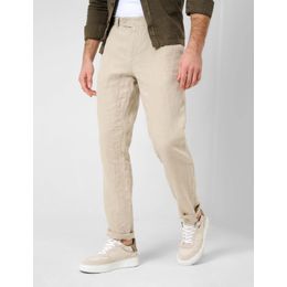 Chinohose Brax "Style EVANS" Gr. 26, Normalgrößen, beige (hellbeige) Herren Hosen