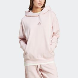 Kapuzensweatshirt adidas Sportswear "W ALL SZN BF HD" Gr. M, pink (sandy pink) Damen Sweatshirts