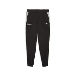 Sporthose Puma "Mercedes-AMG Petronas F1 Jogginghose Herren" Gr. L, Normalgrößen, schwarz (black) Herren Hosen