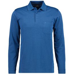 Longshirt Ragman Gr. 102, blau (blau, melange, 765) Herren Shirts