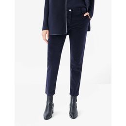 Cordhose Brax "Style MARON S", Damen, Gr. 36, Normalgrößen, blau (navy), 74% Baumwolle, 25% Viskose, 1% Elasthan, Hosen