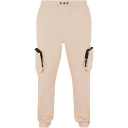 Jogginghose Sean John "Sean John Herren SJ Ripstop Track Sweat Pants" Gr. L, US-Größen, beige Herren Hosen