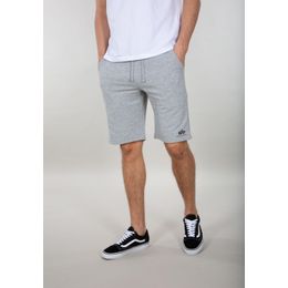 Sweatshorts Alpha Industries "Alpha Industries Men - Shorts Basic Short SL" Gr. XL, Normalgrößen, grau (grey heather) Herren Hosen