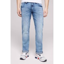 Regular-fit-Jeans CAMP DAVID Gr. 30, Länge 30, blau Herren Jeans mit Wrinkle-Effekten