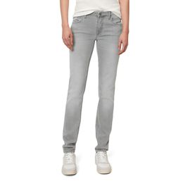 Marc O'Polo Slim-fit-Jeans MARC O'POLO DENIM "aus Organic Cotton-Mix" Gr. 25, Länge 30, grau Damen Jeans