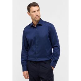 Langarmhemd Eterna "MODERN FIT" Gr. 39, Normalgrößen, blau (navy) Herren Hemden