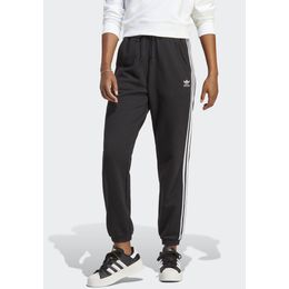 Sporthose adidas originals "ADICOLOR CLASSICS 3STREIFEN REGULAR" Gr. L, N-Gr, schwarz (black) Damen Hosen