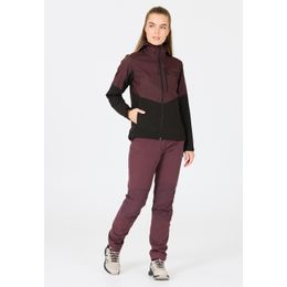 Softshelljacke WHISTLER "Rosea", Damen, Gr. 42, grau (hellgrau), 100% Polyester, mehrfarbig, casual, normal, ohne Ausschnitt, Jacken, aus wind- und wasserdichtem Funktionsmaterial