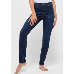 Slim-fit-Jeans Angels "SKINNY", Damen, Gr. 34, Länge 30, blau (schwarz indigo used), Denim/Jeans, Obermaterial: 91% Baumwolle, 6% Polyester, 3% Elasthan, casual, slim fit, Jeans